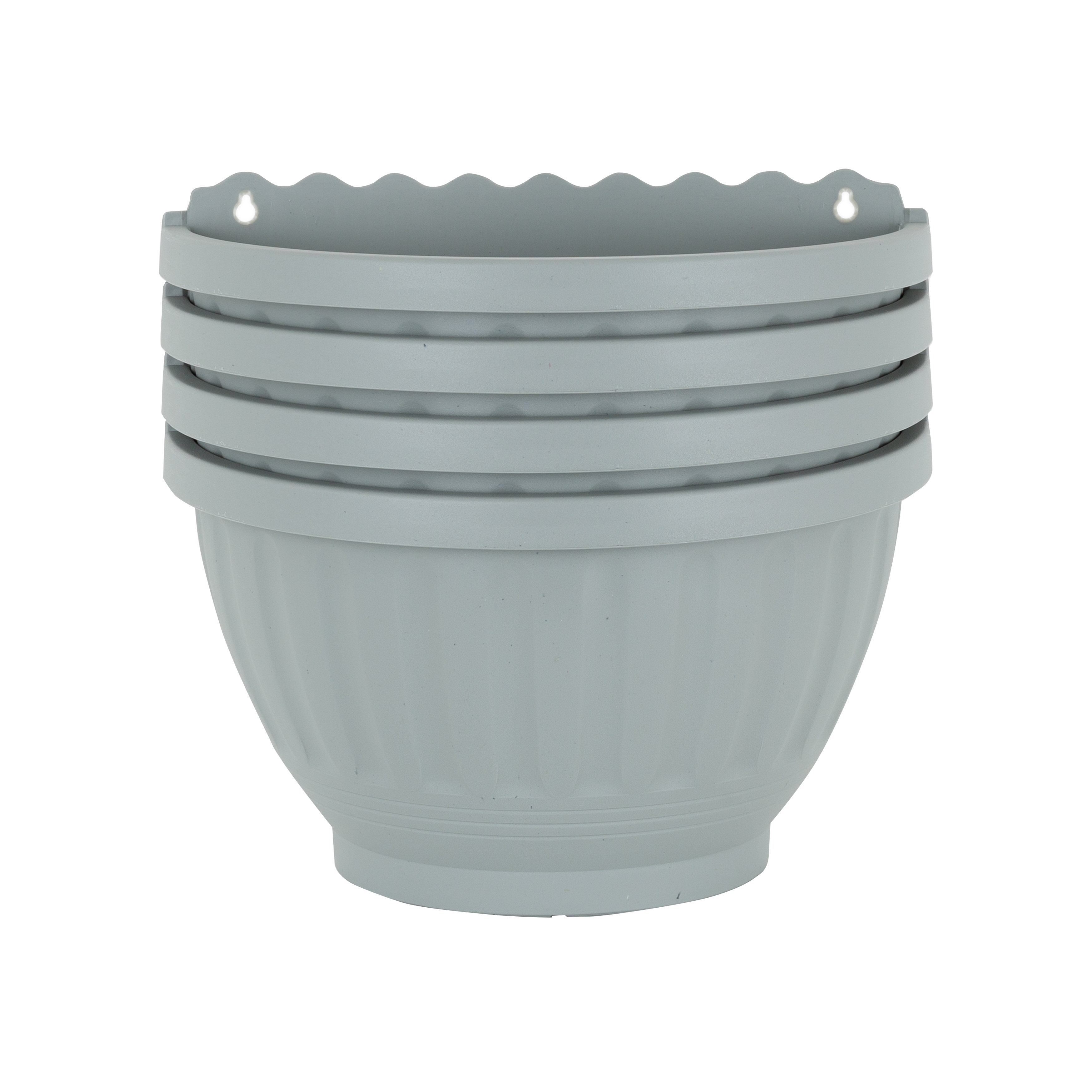 Wham Etruscan 30cm Wall Basket Pack of 4 Soft Grey | Wayfair.co.uk