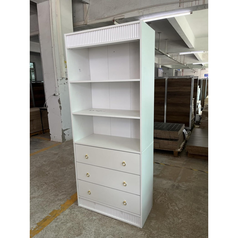 Lark Manor Bibliothèque pour le rangement du salon et du bureau ...