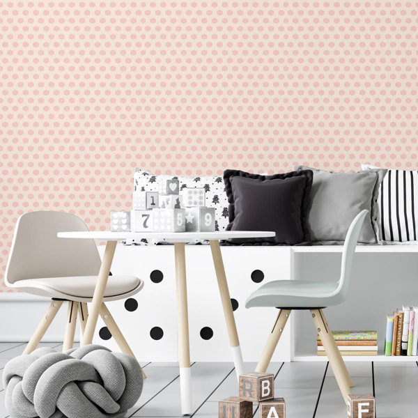 George Oliver Destenie Peel & Stick Polka Dots Roll | Wayfair