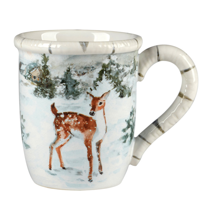 Certified International Winter's Frost Set of 4 Mugs 18 oz & Reviews ...