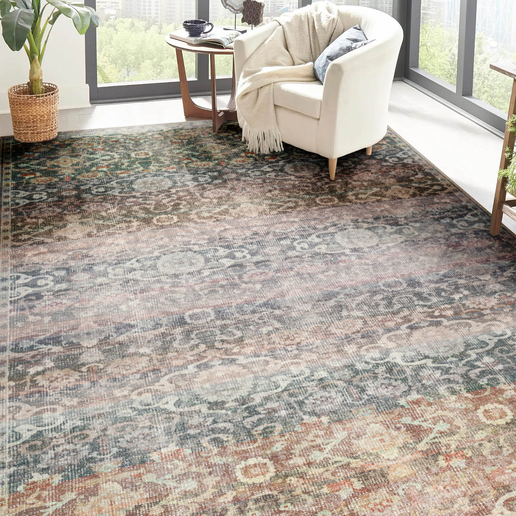 Bungalow Rose Velizar KA13 Pebble Rug - Wayfair Canada