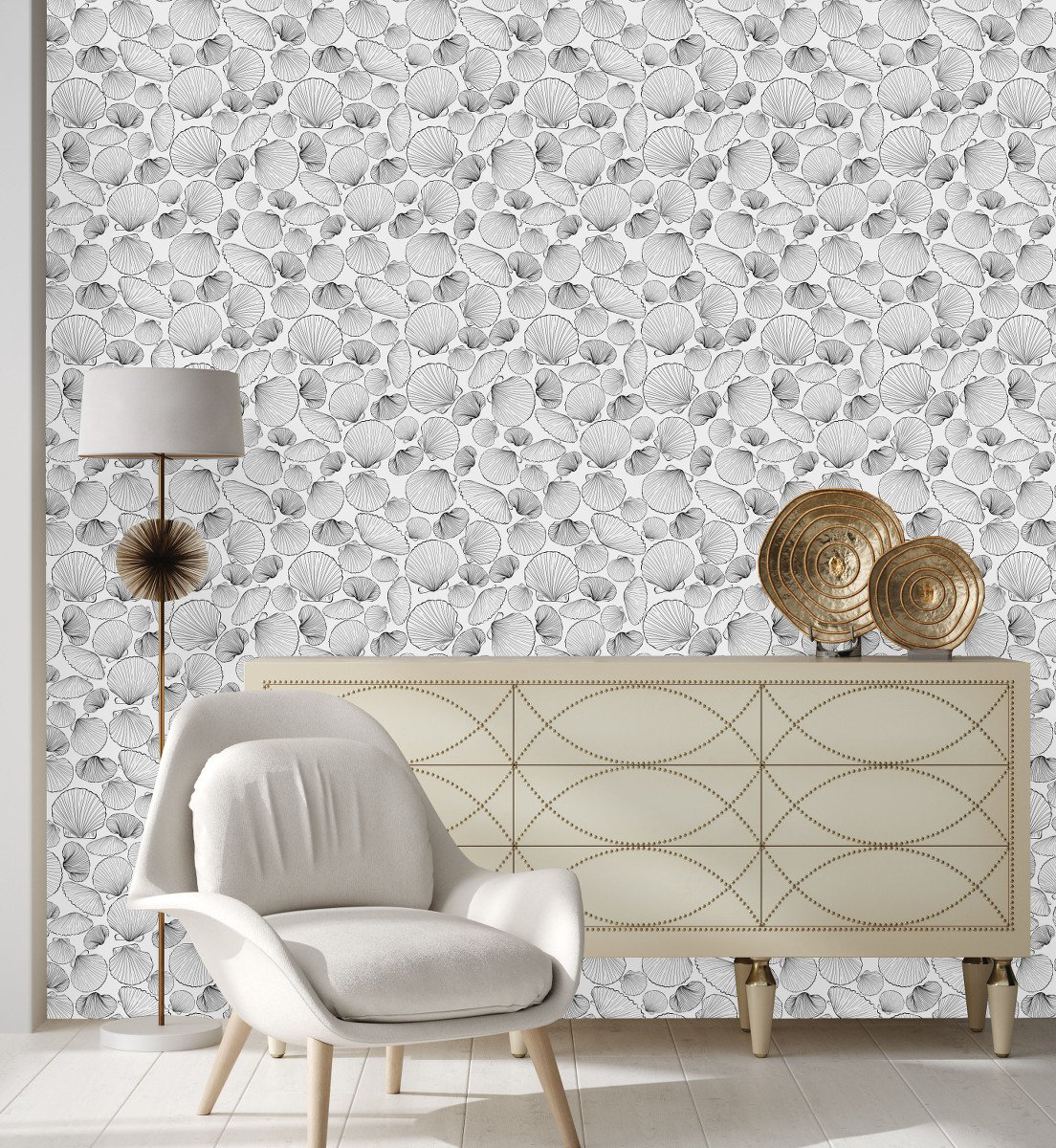 Rosecliff Heights Allicyn 25" W Peel and Stick Wallpaper Tile | Wayfair