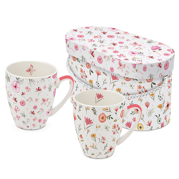 PPD Oh Happy Day mug set of 2 | Wayfair.co.uk