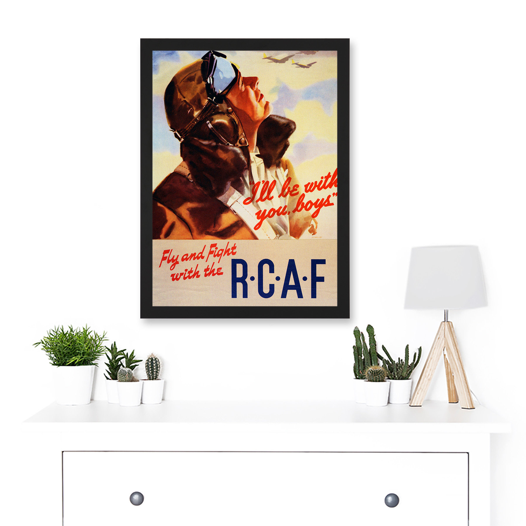 Happy Larry War World WWII Royal Canada Airforce RCAF Pilot Fly Fight ...