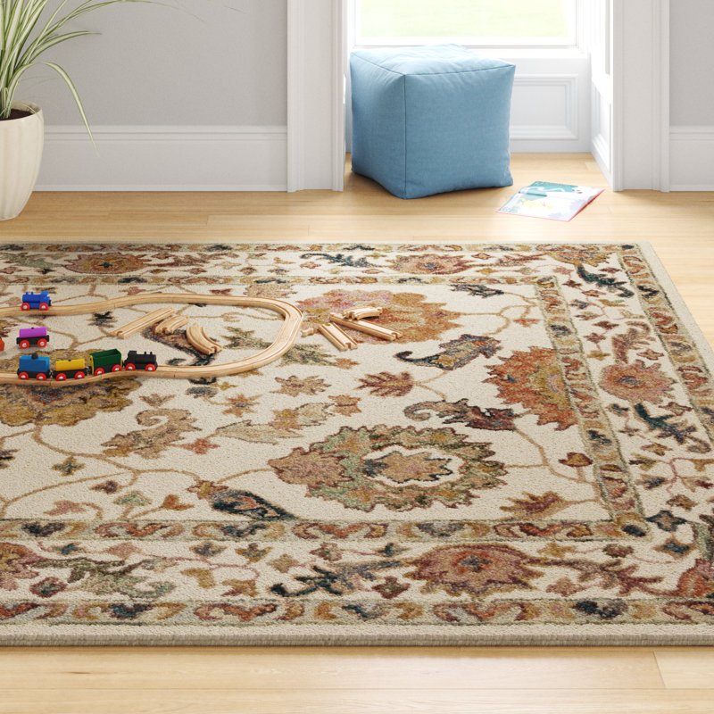 Lark Manor Norge Hand Hooked Wool Oriental Rug & Reviews | Wayfair