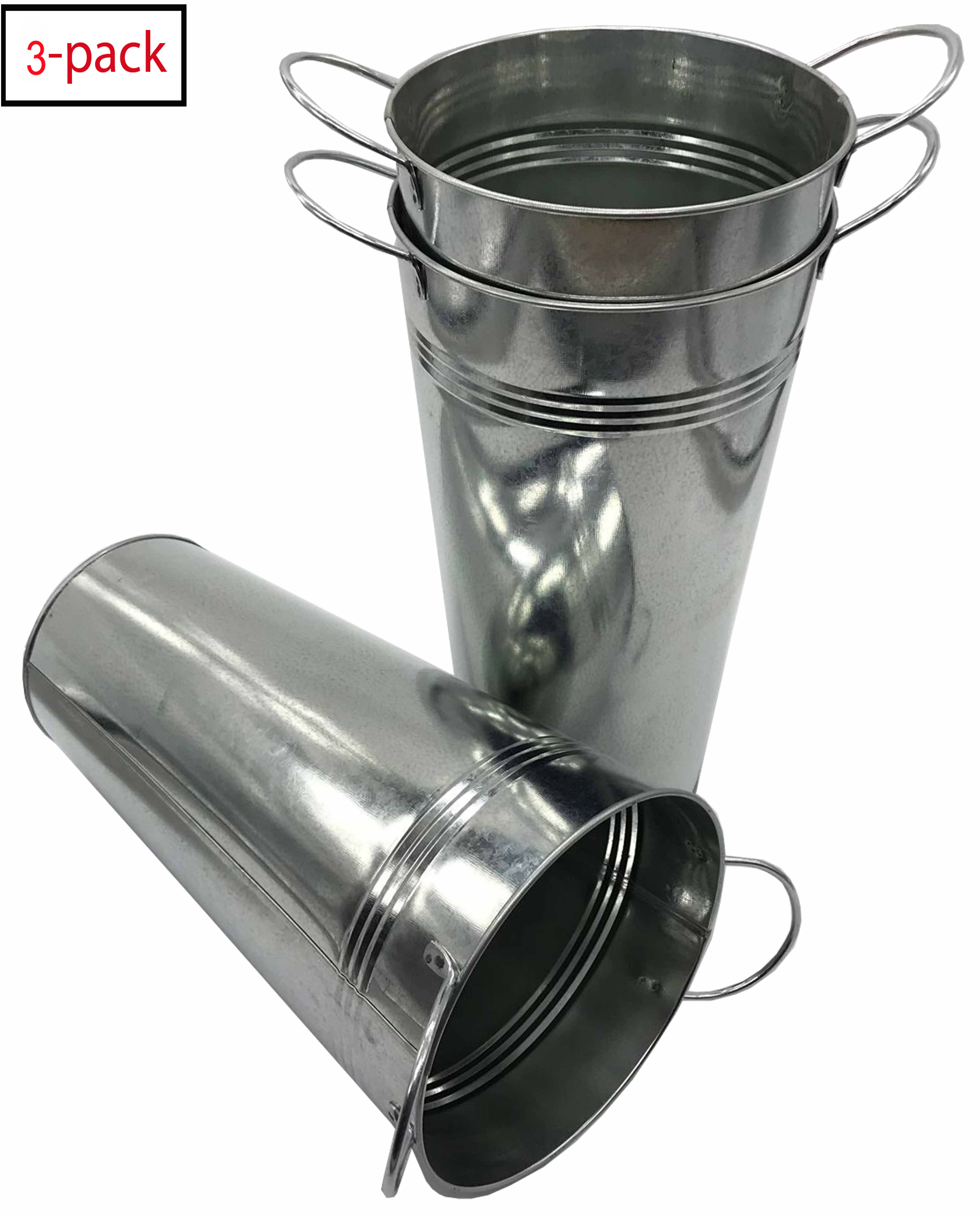 Gracie Oaks Aved Metal/Wire Bucket Set | Wayfair