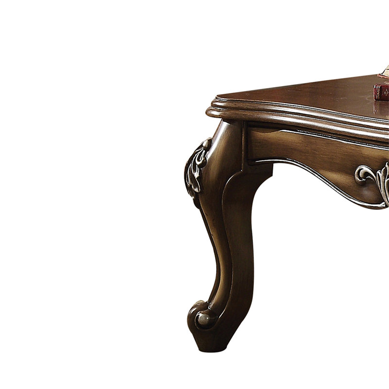 Bloomsbury Market Antique Oak Coffee Table With Queen Anne Legs | Wayfair