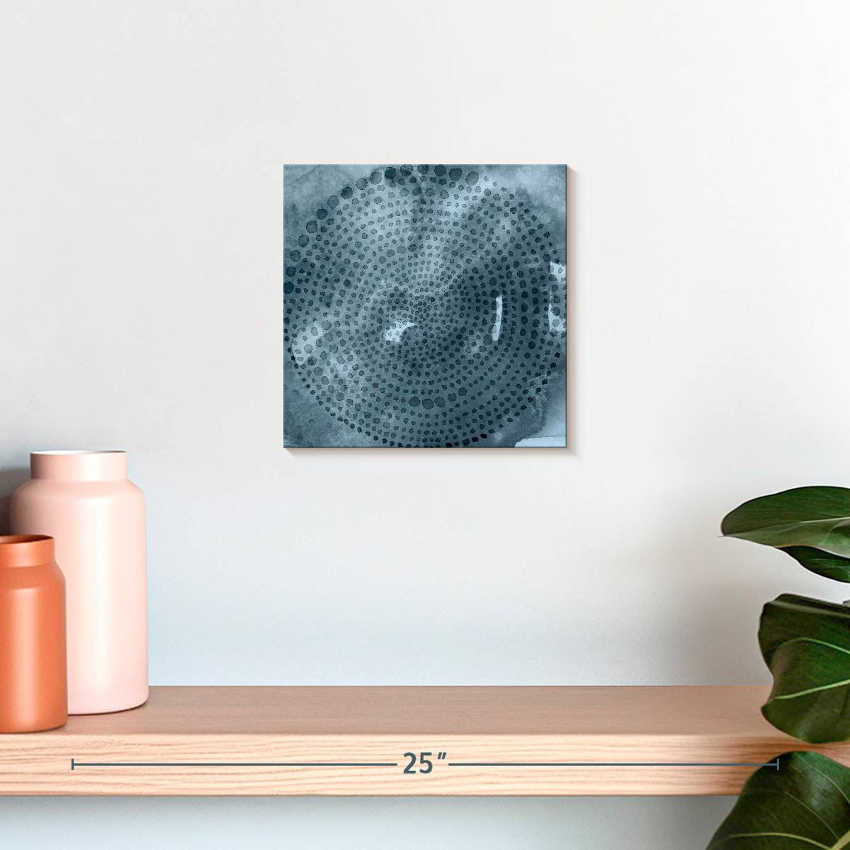 Wade Logan® Avery Indigo Wheel I | Wayfair