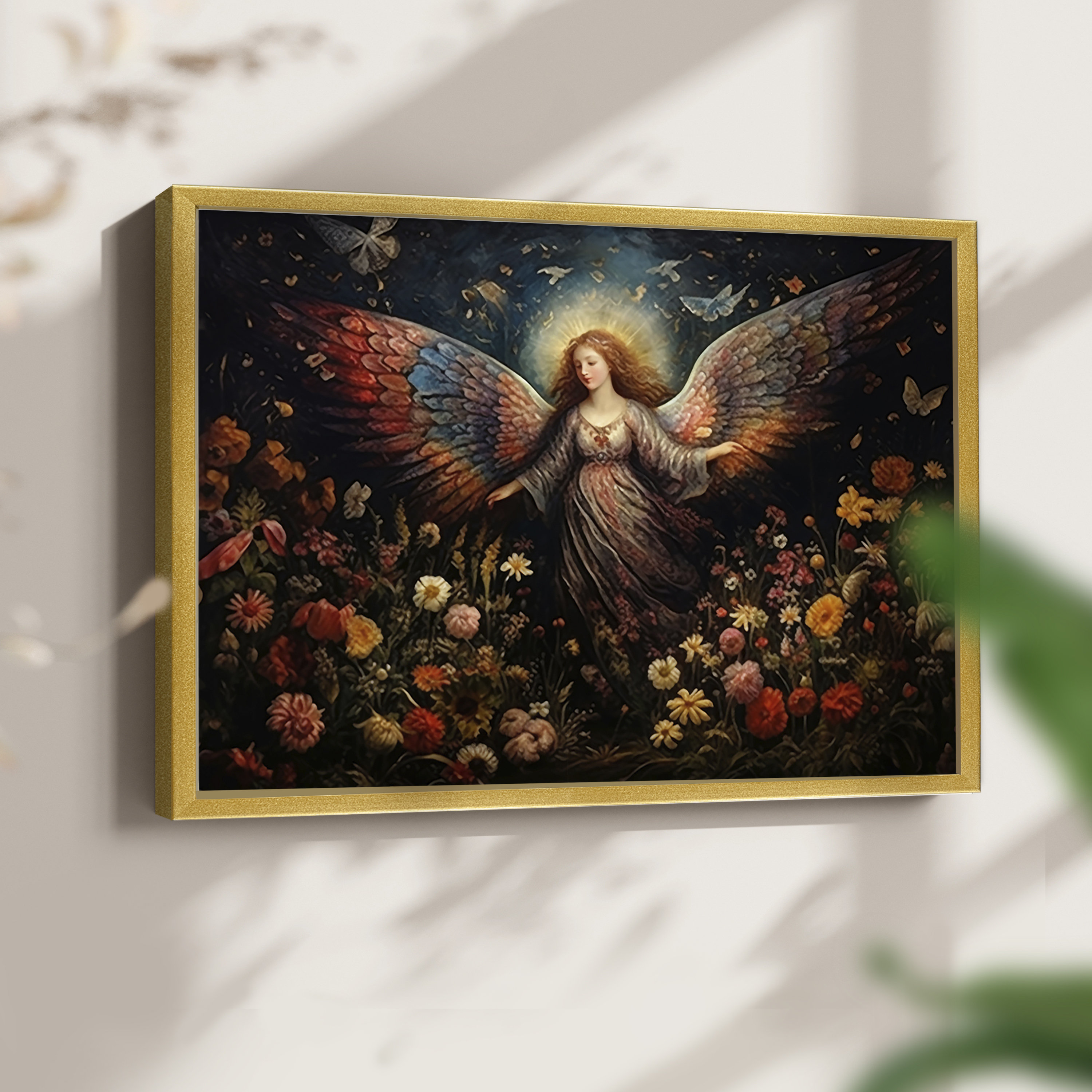 Charlton Home® Angels From Above-LXIII -Framed Print - Restickable ...