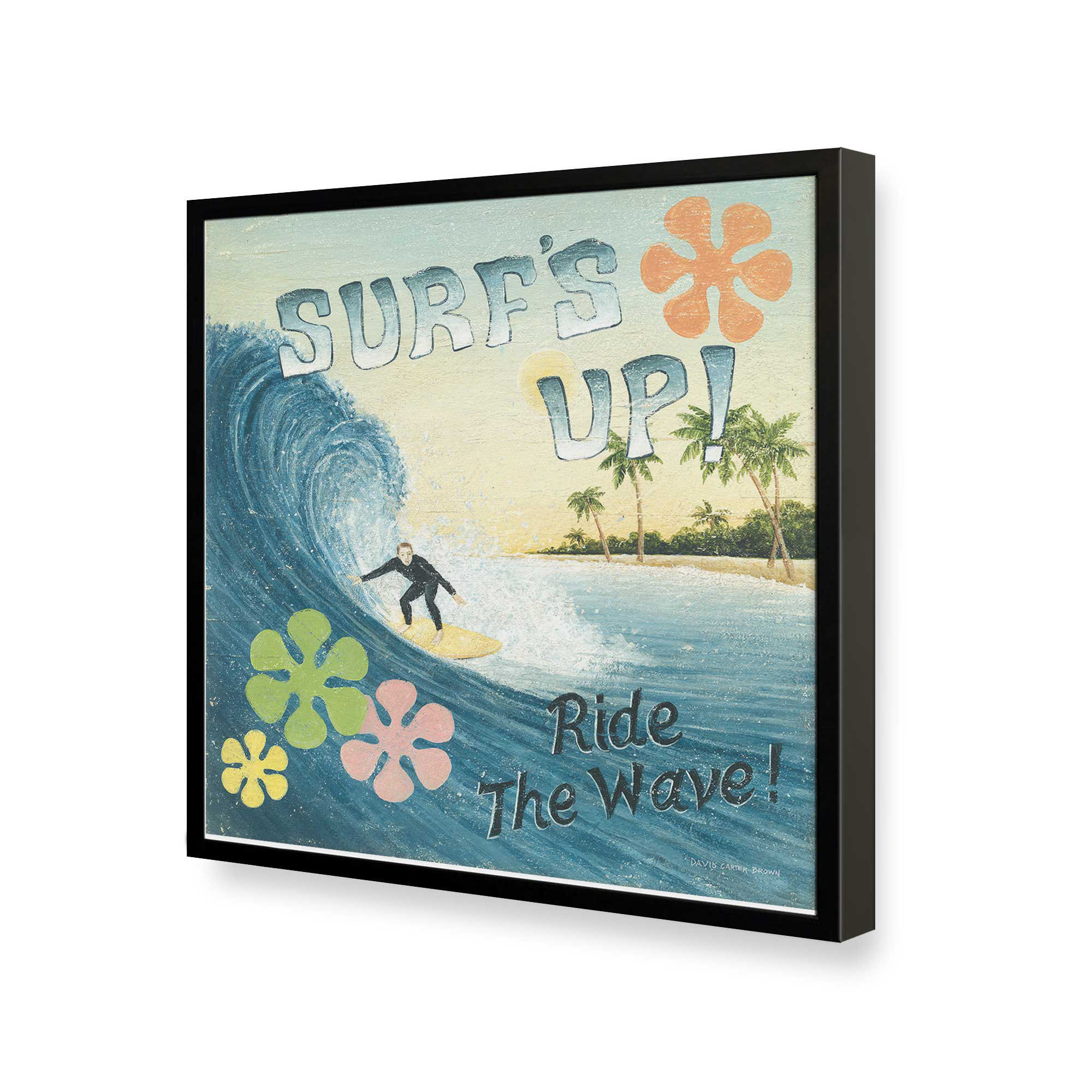 Highland Dunes Surfs Up By David Carter Art Print | Wayfair
