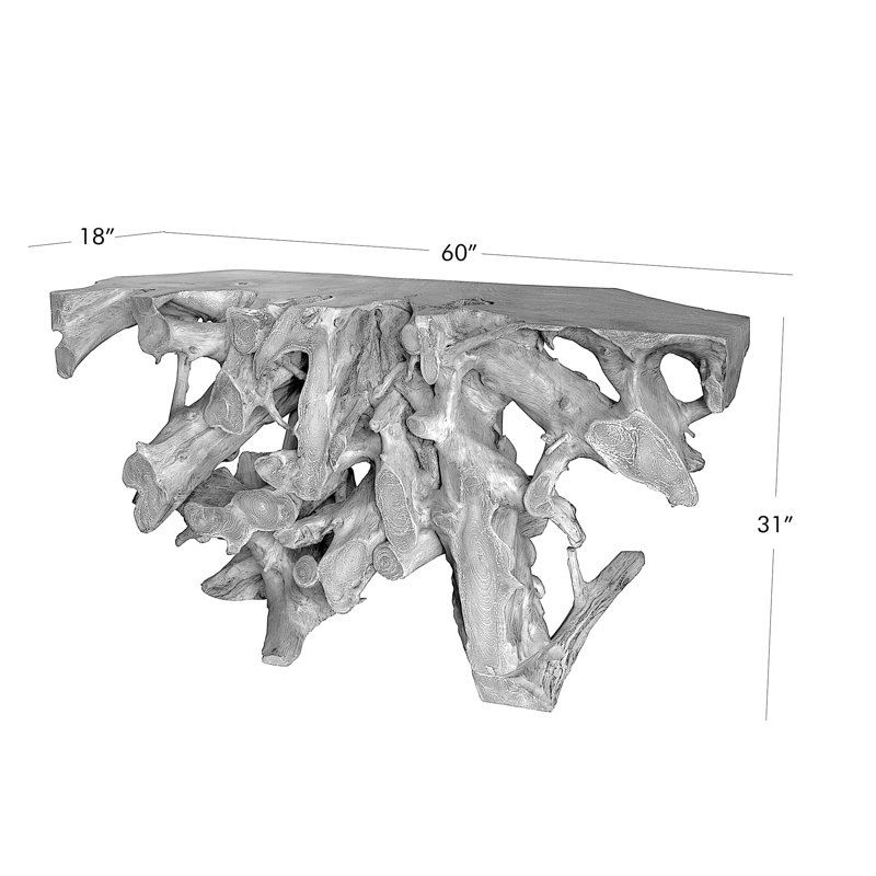 Loon Peak® Cheyann 60" Solid Wood Console Table | Wayfair