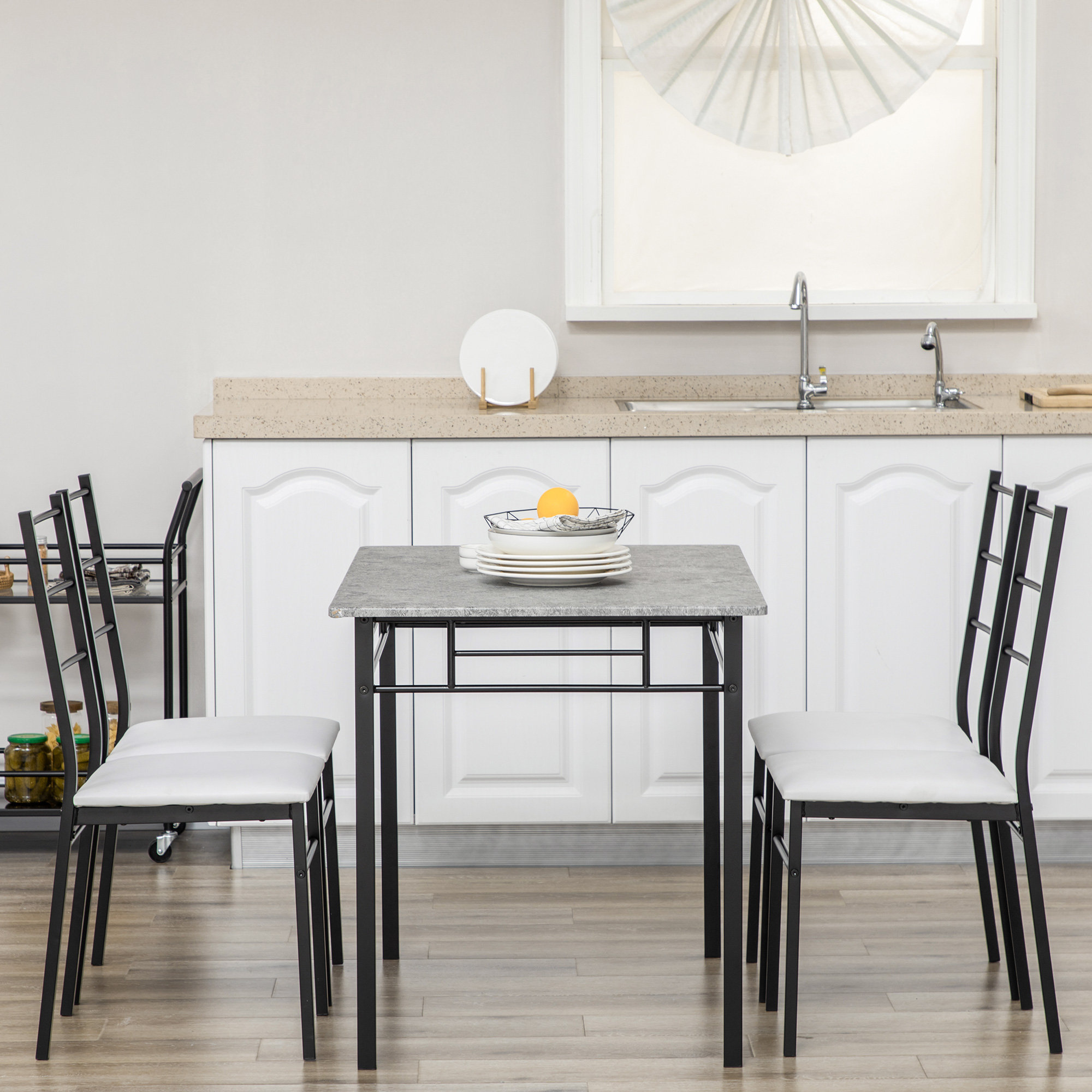 Ebern Designs 4 - Person Dining Set & Reviews | Wayfair