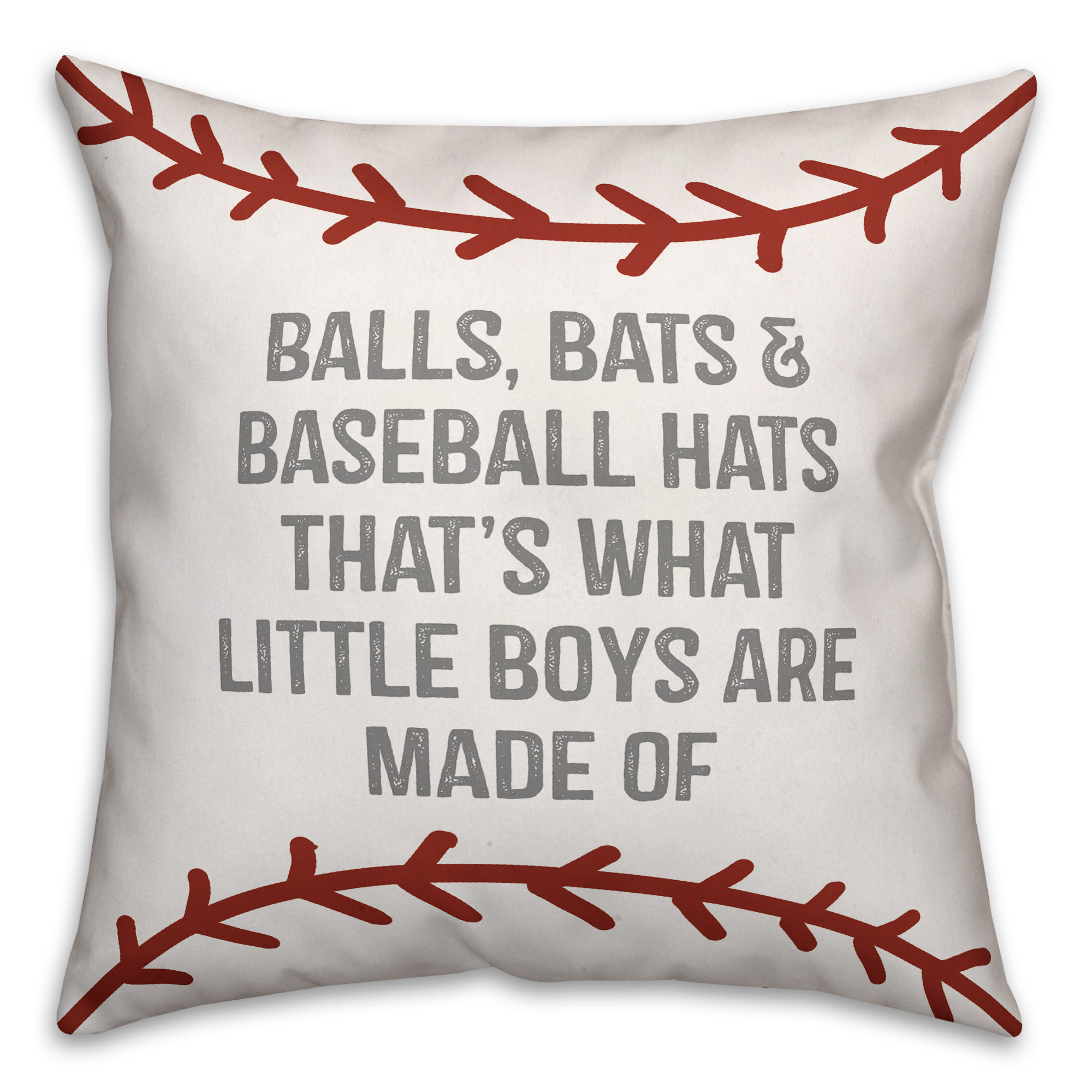 Designs Direct Creative Group Baseball Baseball Boys Throw Pillow ...