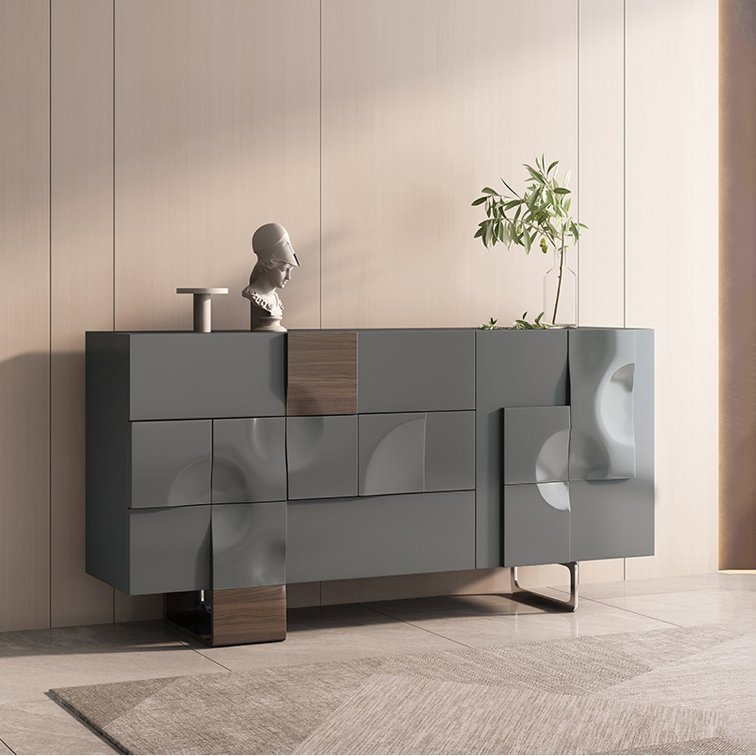DineElegance.r Creative Modern Sideboards Living Room Lockers. 62.99 ...