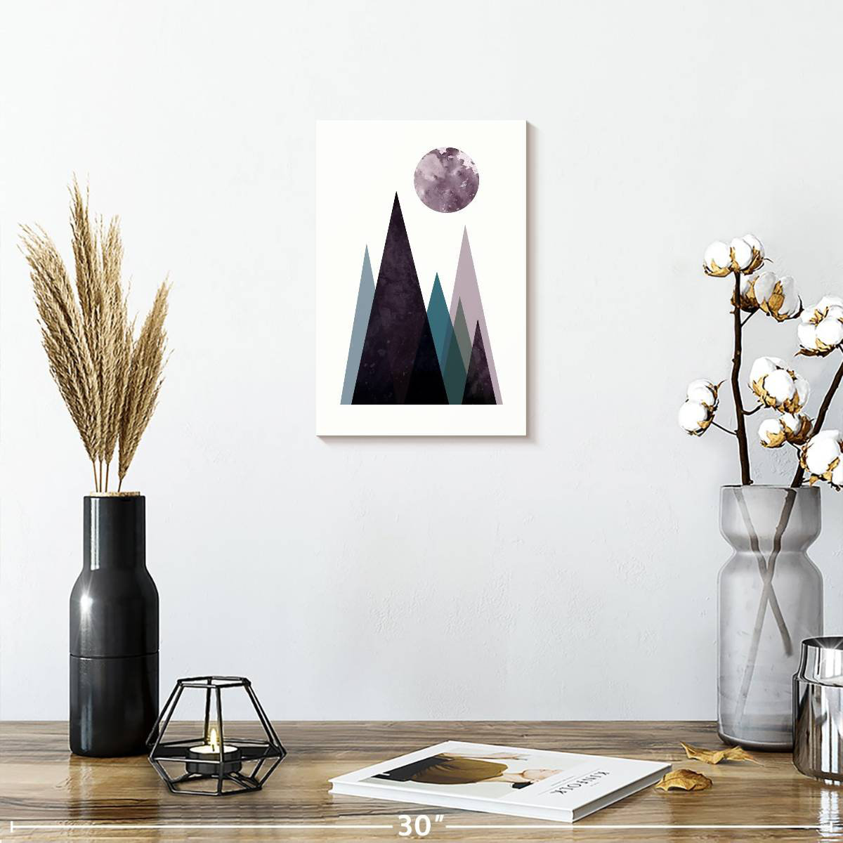 Millwood Pines Alvord Scandi Mountains Blue II | Wayfair