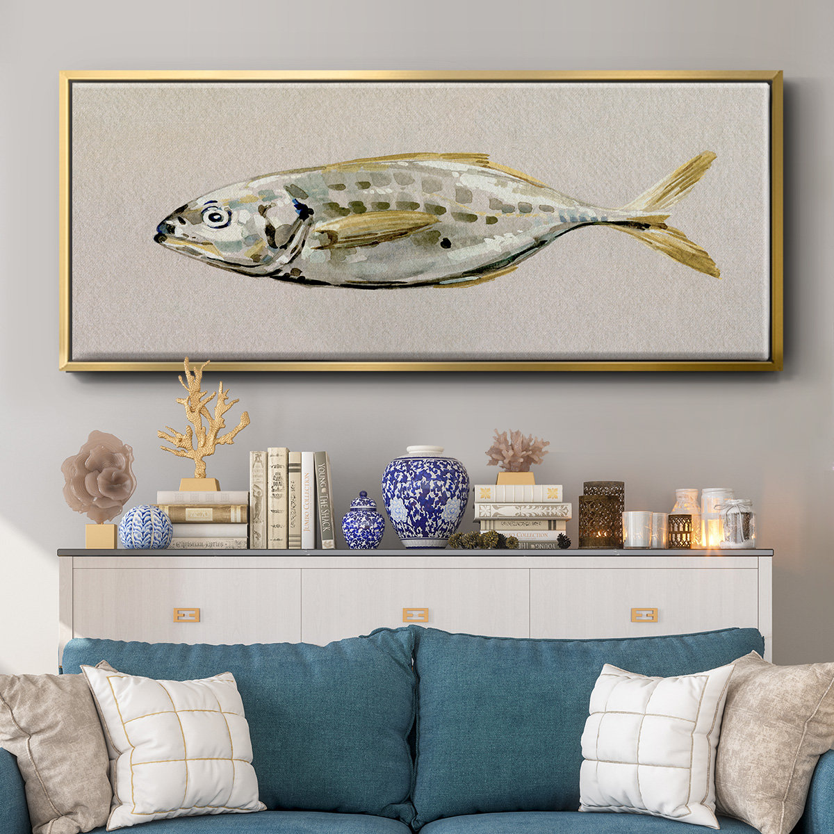 Red Barrel Studio® Fresh Fish Study II- Framed Canvas | Wayfair