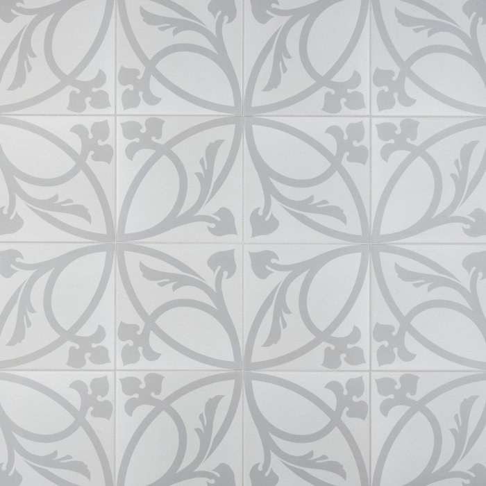Merola Tile Caprice Series 8" x 8" Porcelain Patterned Wall & Floor ...