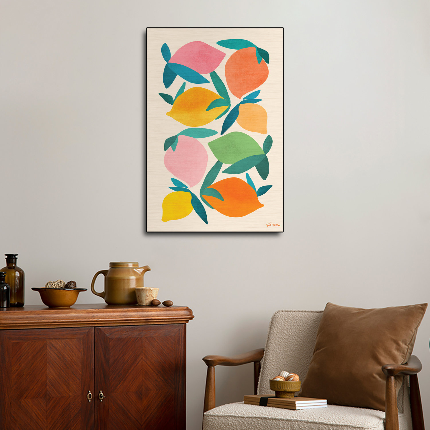 George Oliver Steelpix Metal Canvas - Wild Mango II by Kristian ...