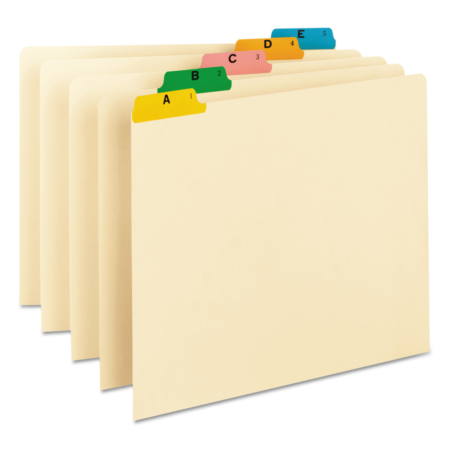Smead Manufacturing Company Alpha Recycled Top Tab File Guides, 25/Set ...