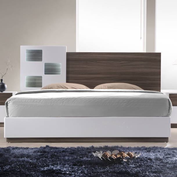 Orren Ellis Toto Upholstered Platform 4 Piece Bedroom Set | Wayfair