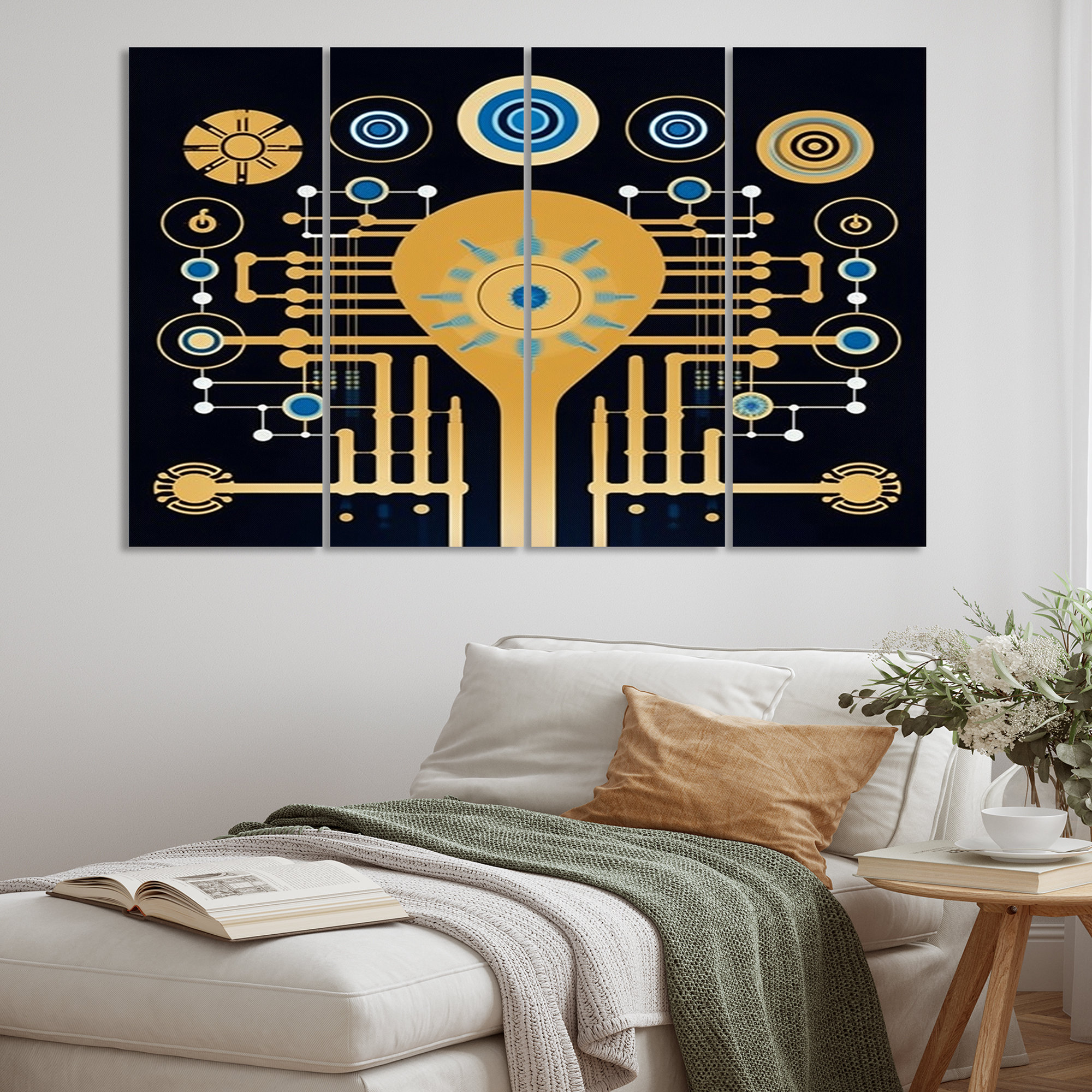 Wrought Studio Future Geometry Awakening of Awareness III - 4 Piece ...