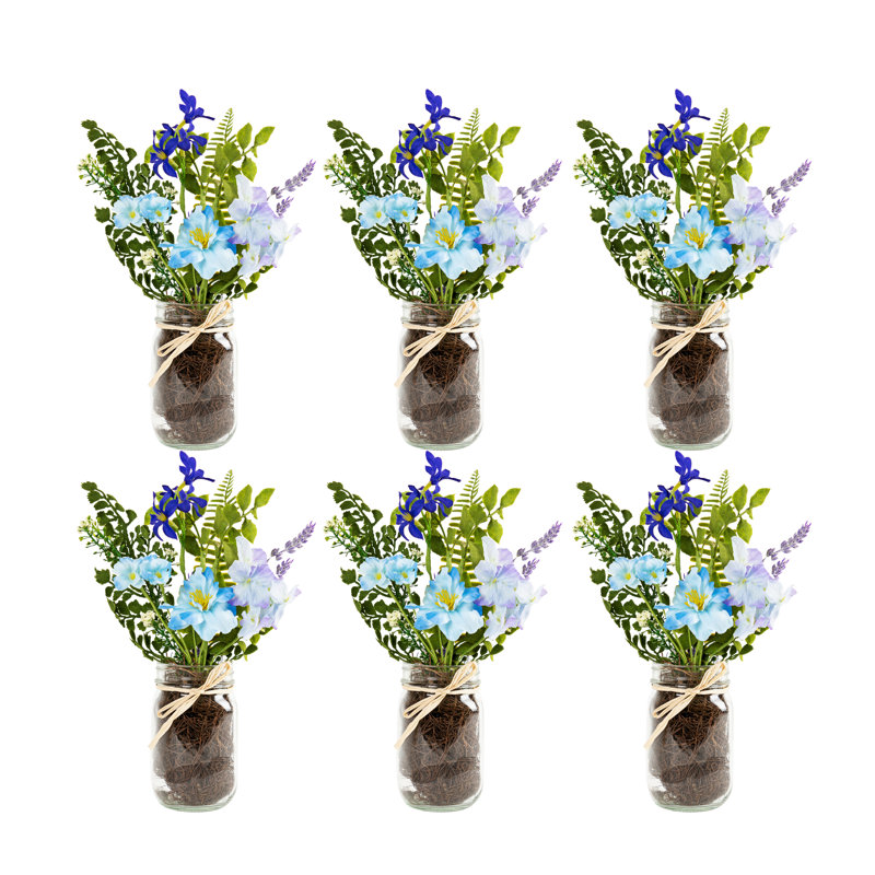 Primrue Mixed Floral Arrangement in Vase | Wayfair