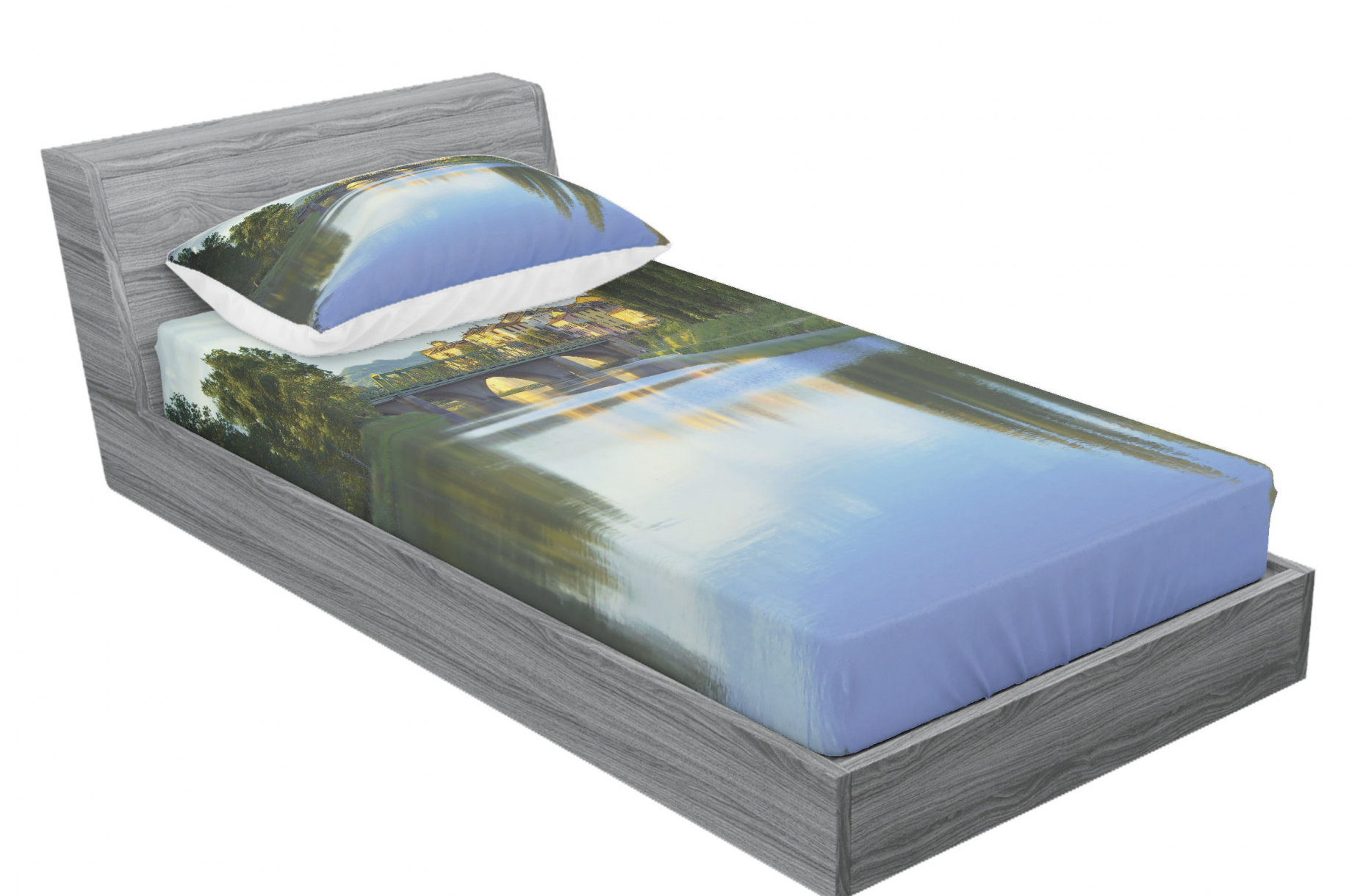 Ambesonne Landscape Sheet Set | Wayfair