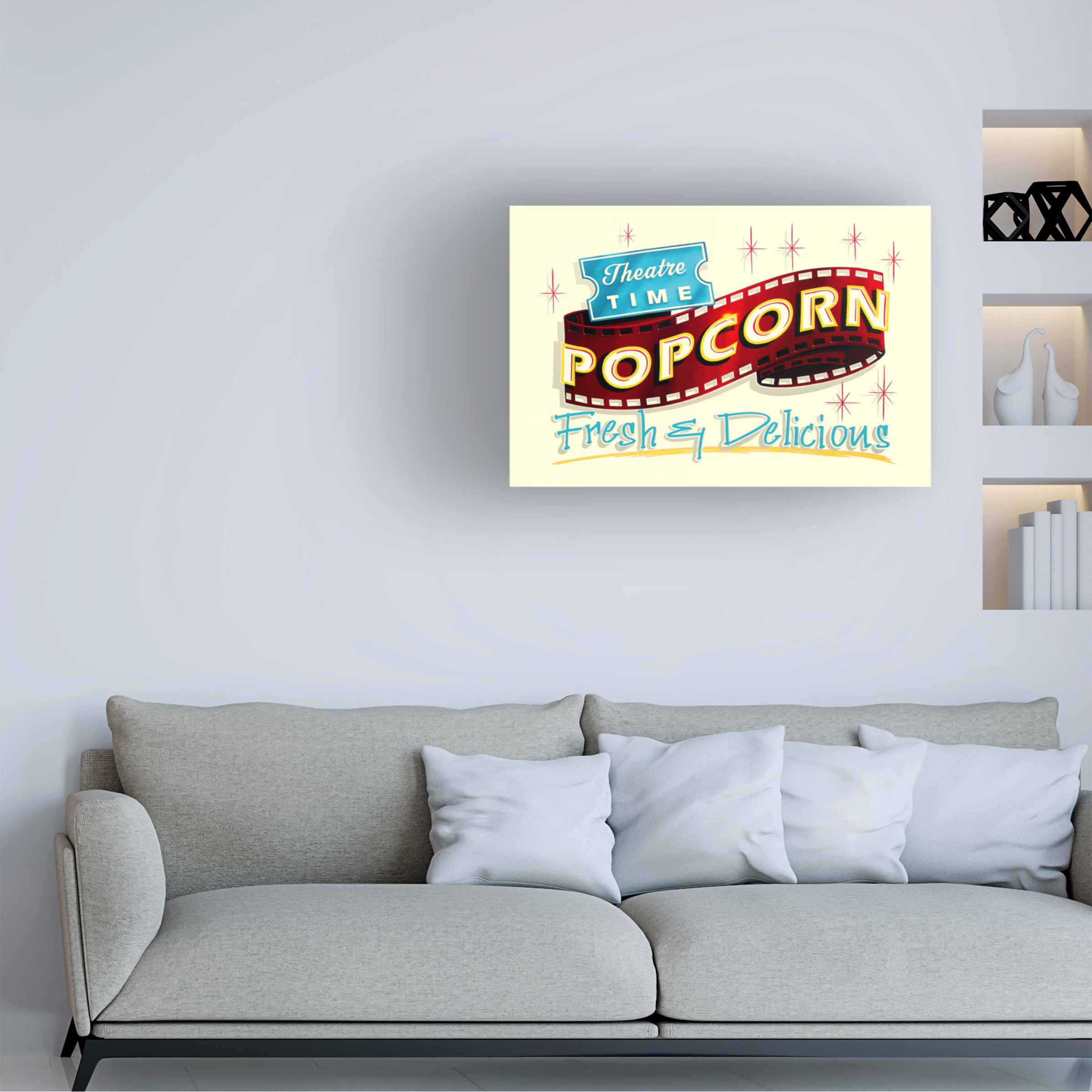 Trinx Popcorn Freshf On Canvas by RetroPlanet Print | Wayfair