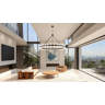 Everly Quinn Modern Farmhouse Wagon Wheel Chandelier With Crystal Shade ...