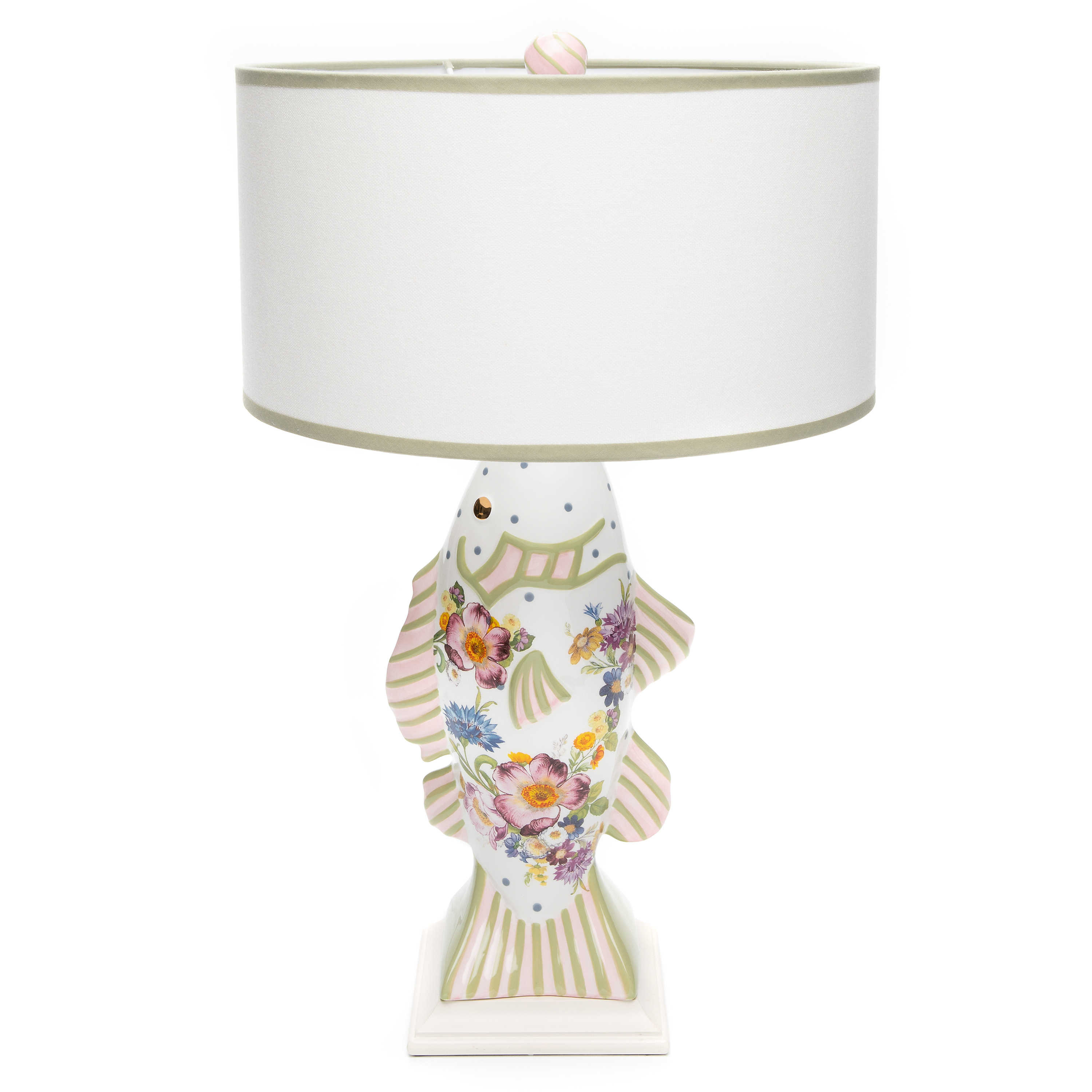 MacKenzie-Childs Flower Market Fish Table Lamp | Wayfair
