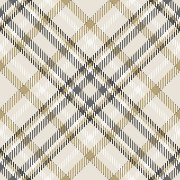 Gracie Oaks Vertical Plaid 96" L X 24" W Peel And Stick Wallpaper ...