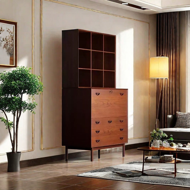 Parttlion Living room display case bookcase | Wayfair