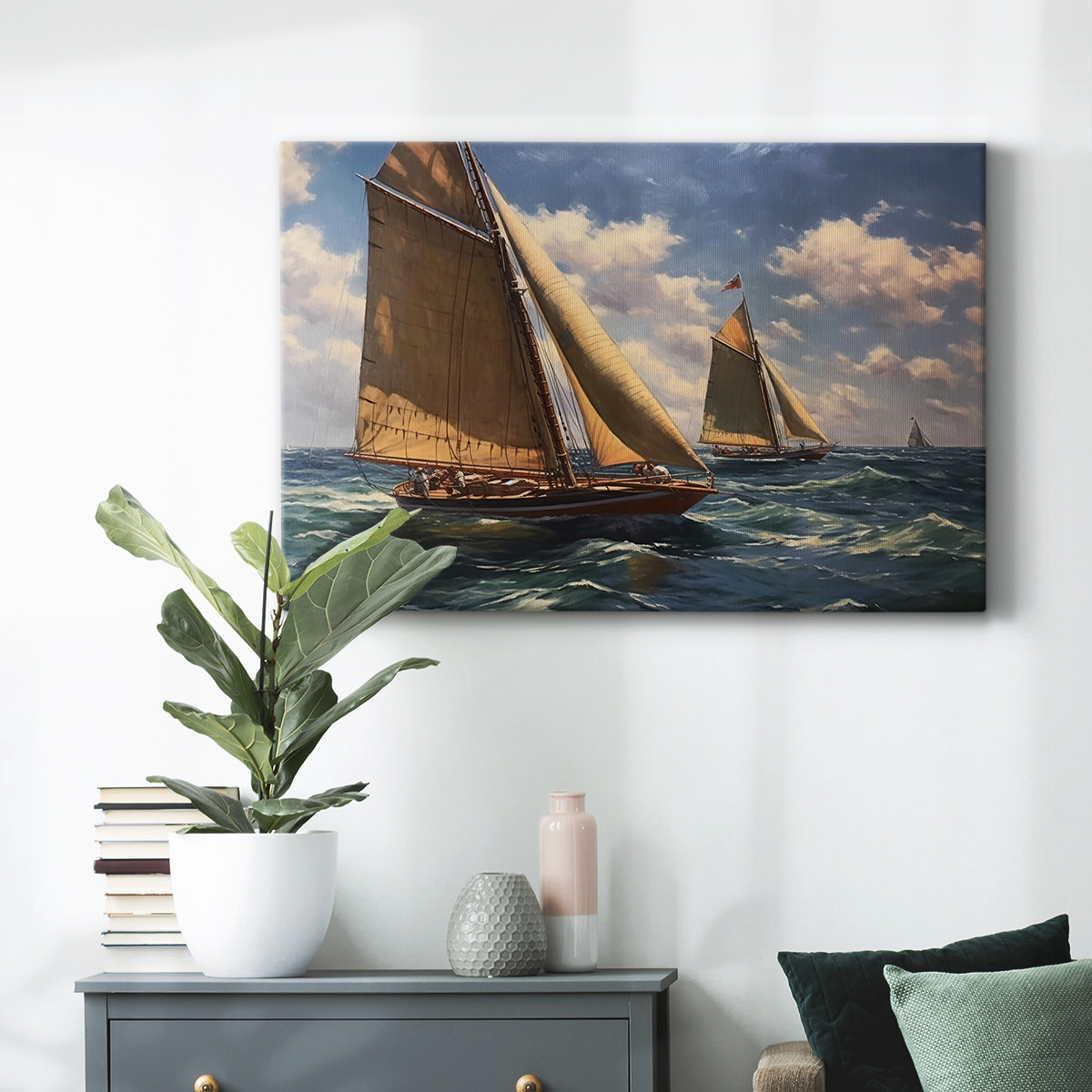 Breakwater Bay Nautical Landscape Series MCLXI | Wayfair