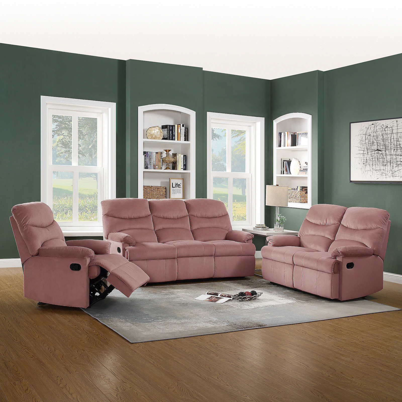 Latitude Run® Meleena 3 - Piece Living Room Set | Wayfair