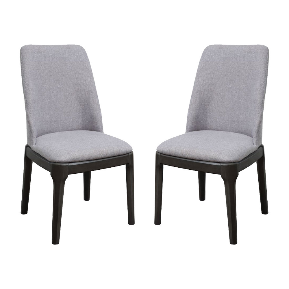 Latitude Run® Linen Upholstered Parsons Chair in Light Gray | Wayfair