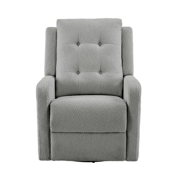 Ebern Designs Stralka Upholstered Swivel Recliner | Wayfair