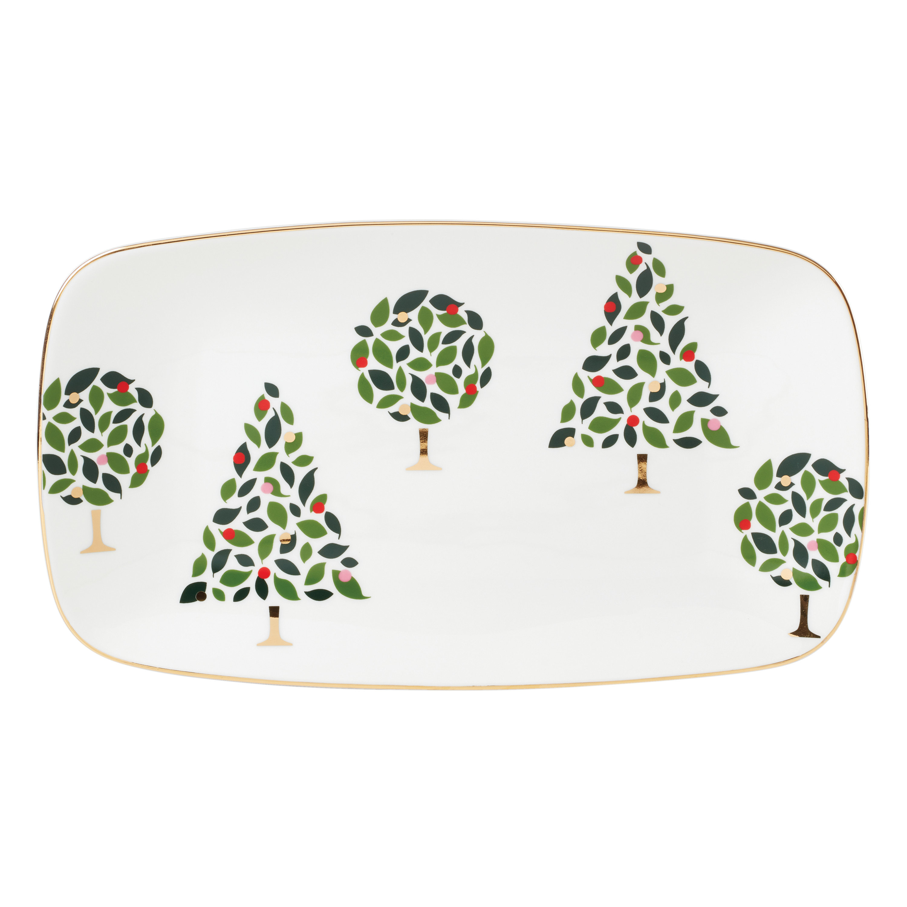 Kate Spade New York EVERGREEN Porcelain Tray | Wayfair