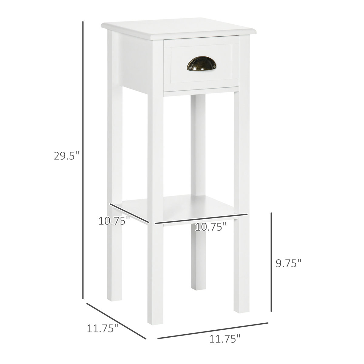 Three Posts™ Kolb End Table with Storage & Reviews | Wayfair
