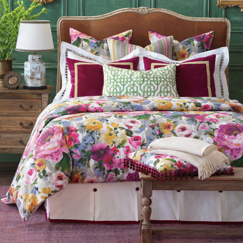 Eastern Accents Tresco Traditional Floral Comforter Set & Reviews | Wayfair