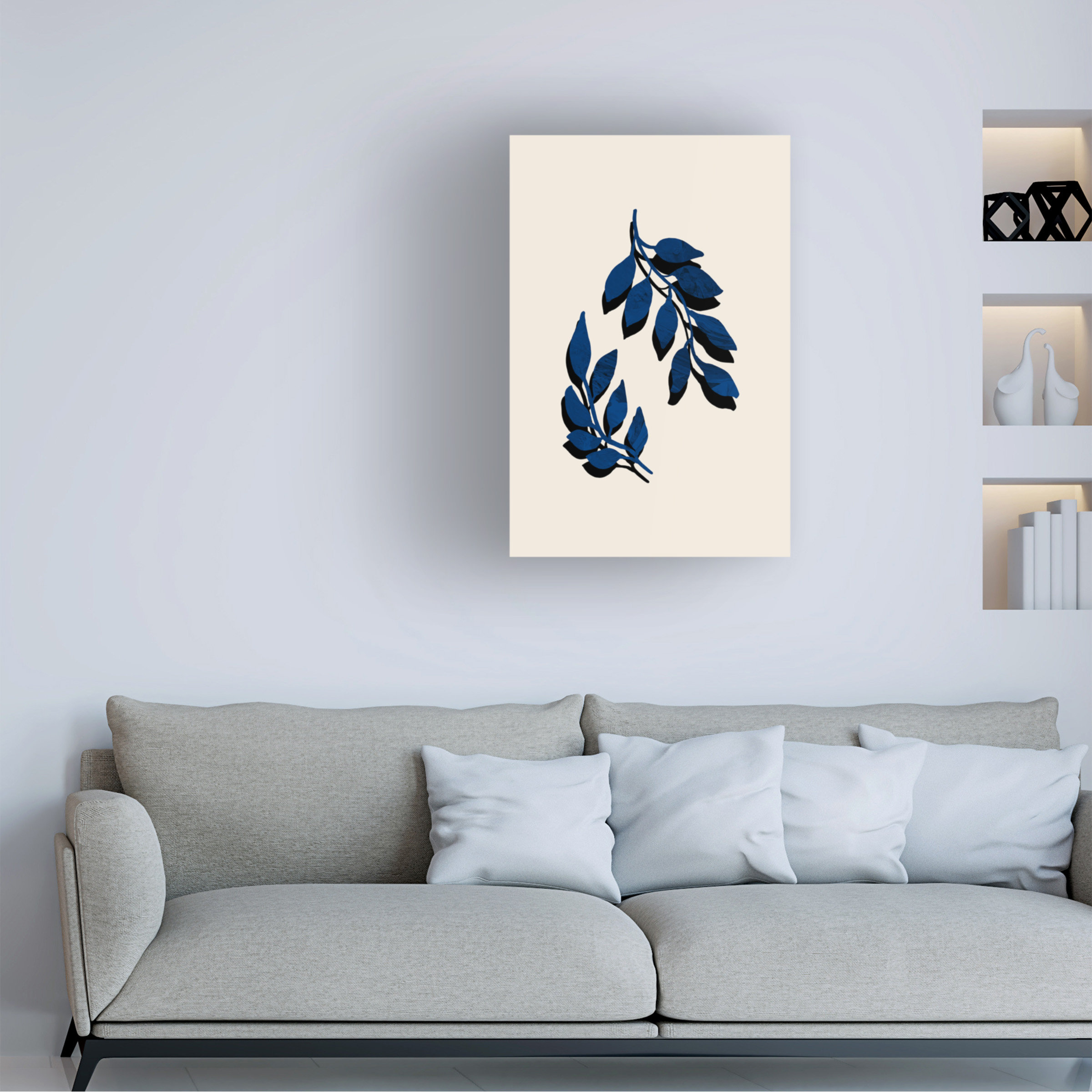 Winston Porter Blue Twig Brush | Wayfair