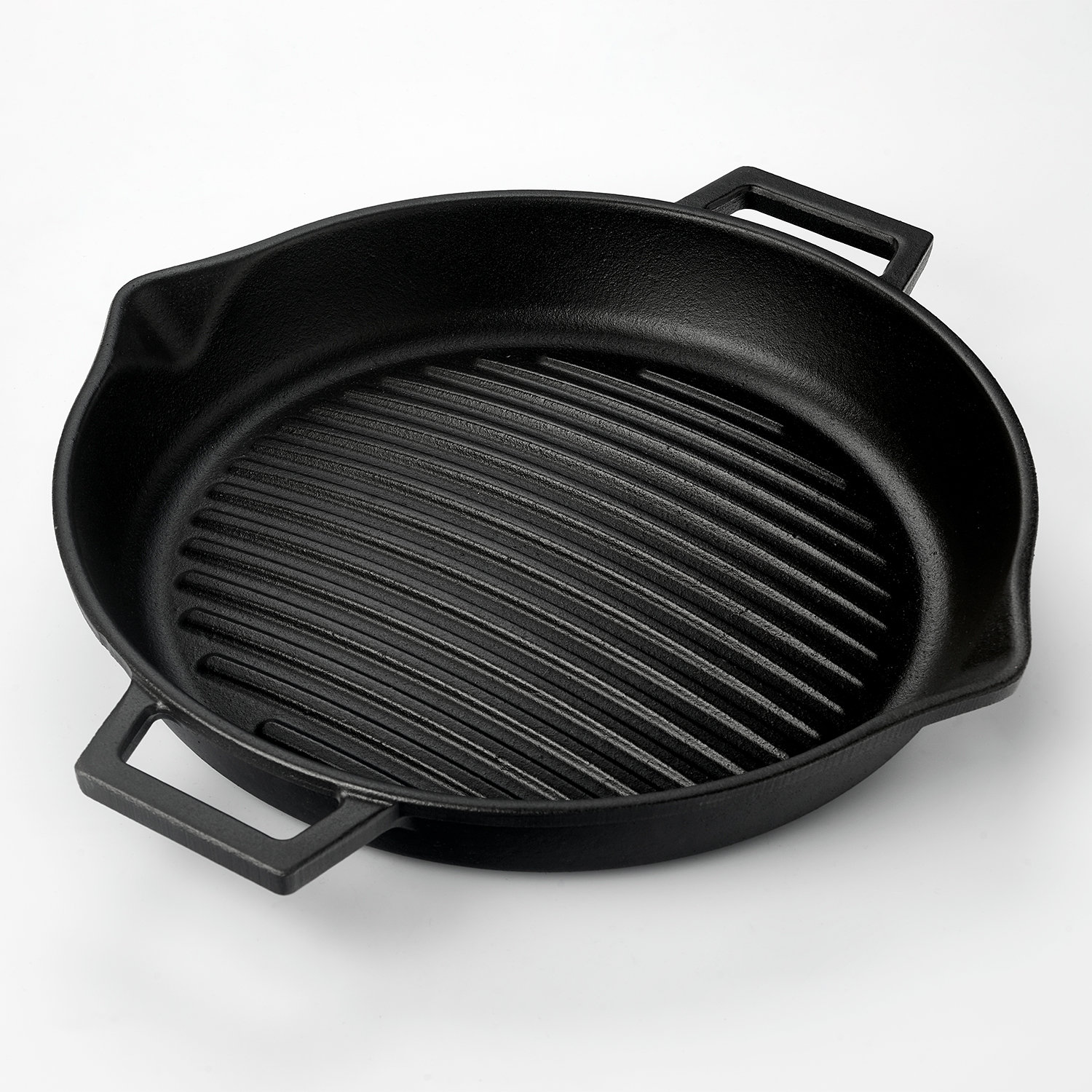 LAVA CAST IRON Lava Enameled Cast Iron Grill Pan 12 inch-Round | Wayfair