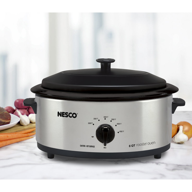Nesco® 4816-25 6-Quart Stainless Steel Roaster Oven & Reviews | Wayfair