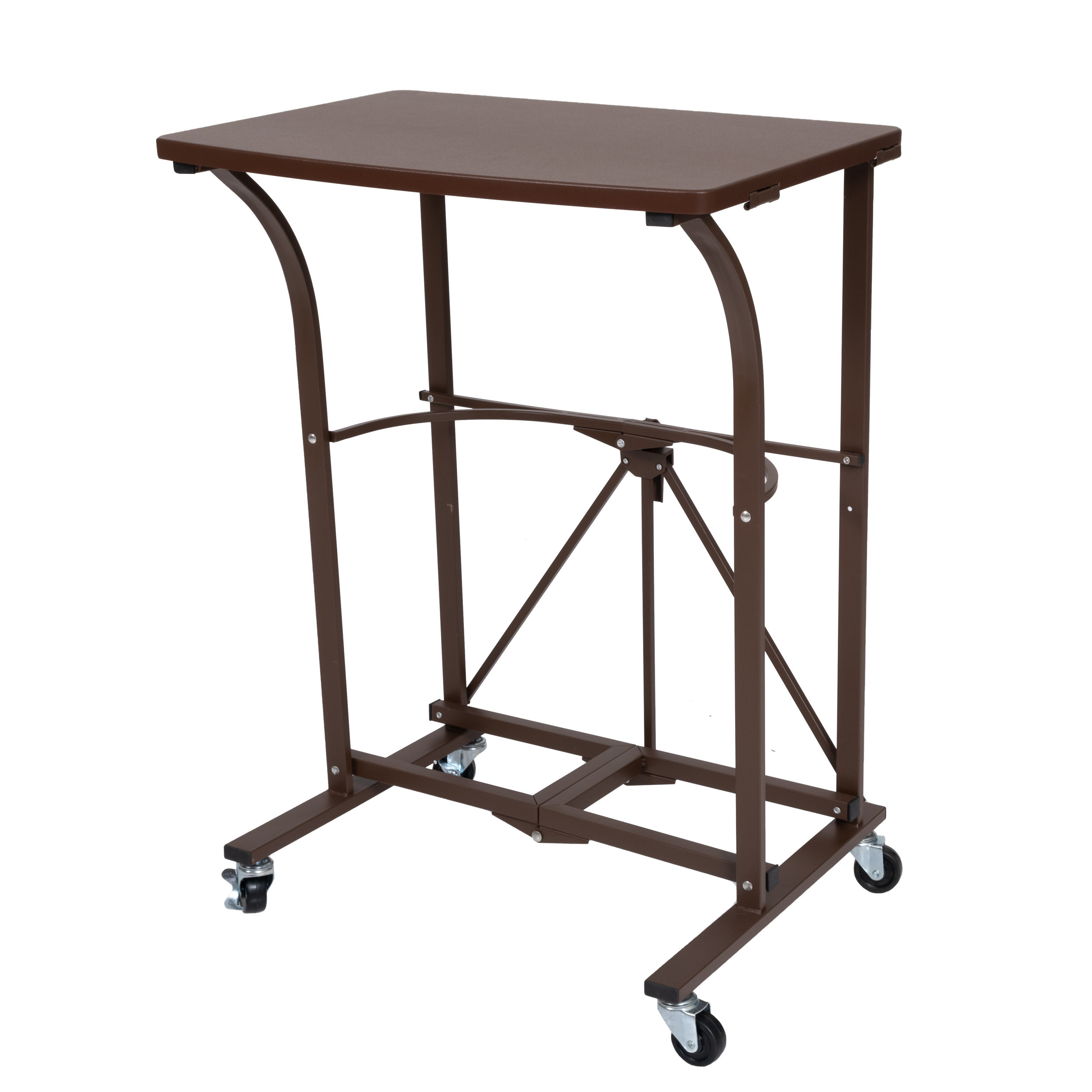 Inbox Zero Aubin Foldaway Rolling Laptop Snack Tray & Reviews - Wayfair ...