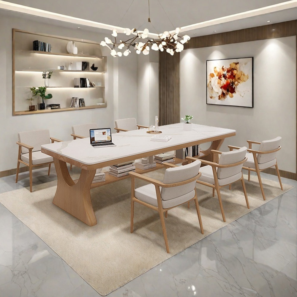 Elamer Simple home rectangular dining table set - Wayfair Canada