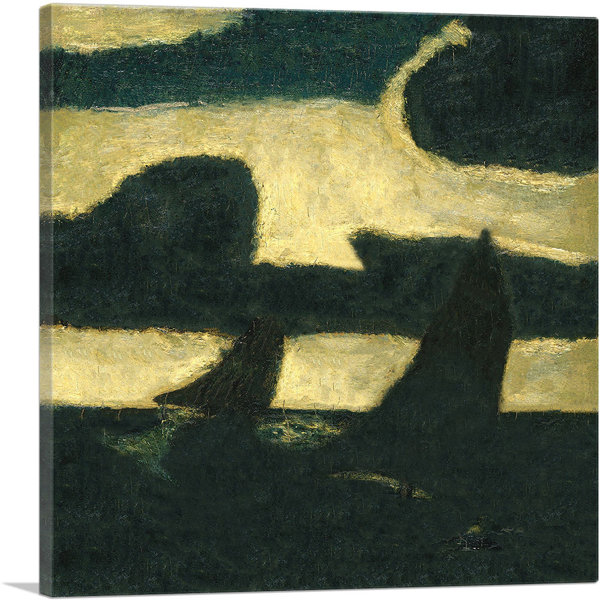 ARTCANVAS Moonlight Marine 18901 On Canvas by Albert Pinkham Ryder ...