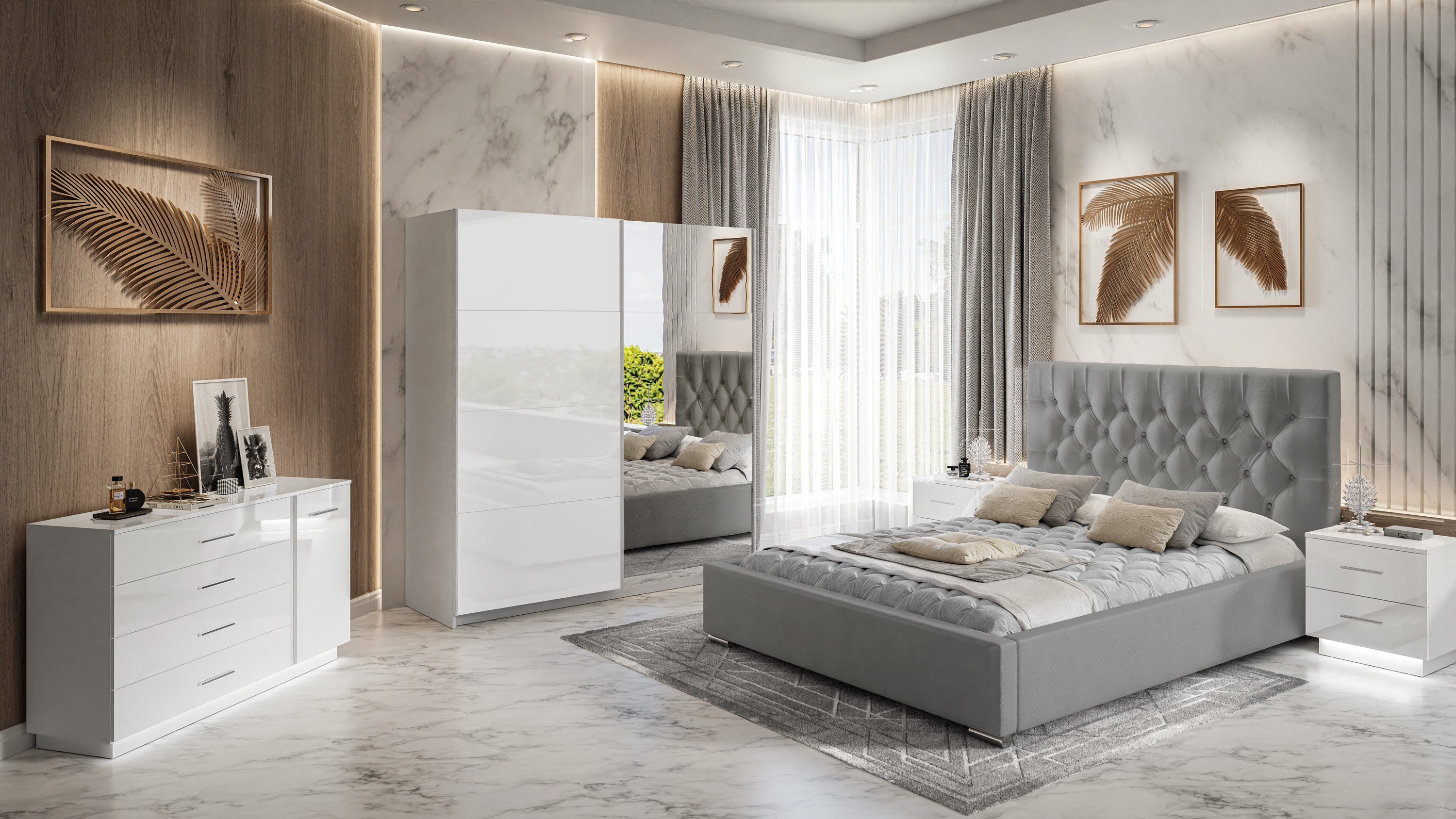 Metro Lane Akheem 5 Piece Bedroom Set | Wayfair.ie