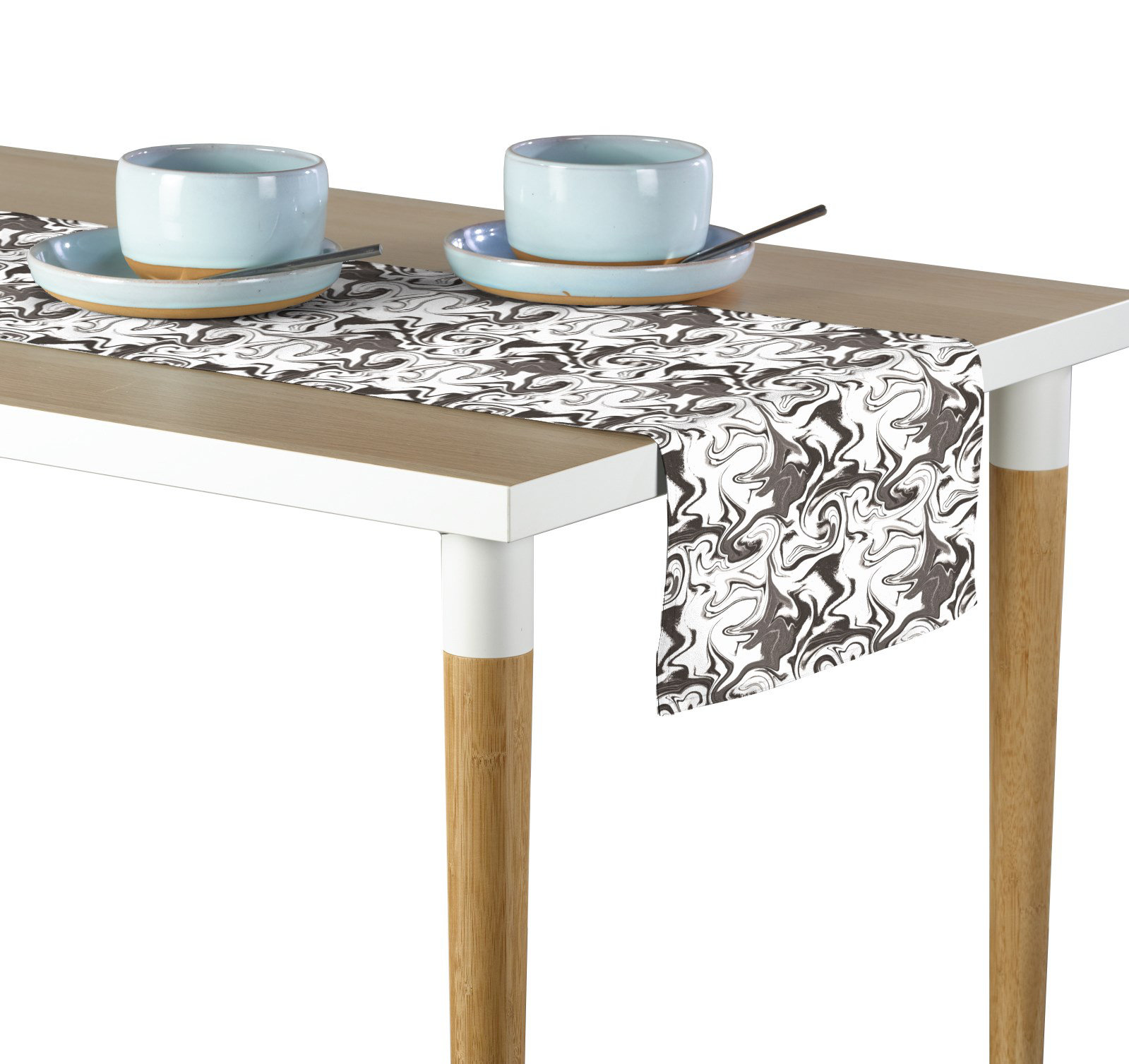 Ivy Bronx Lorentz Marble Milliken Signature Table Runner & Reviews ...