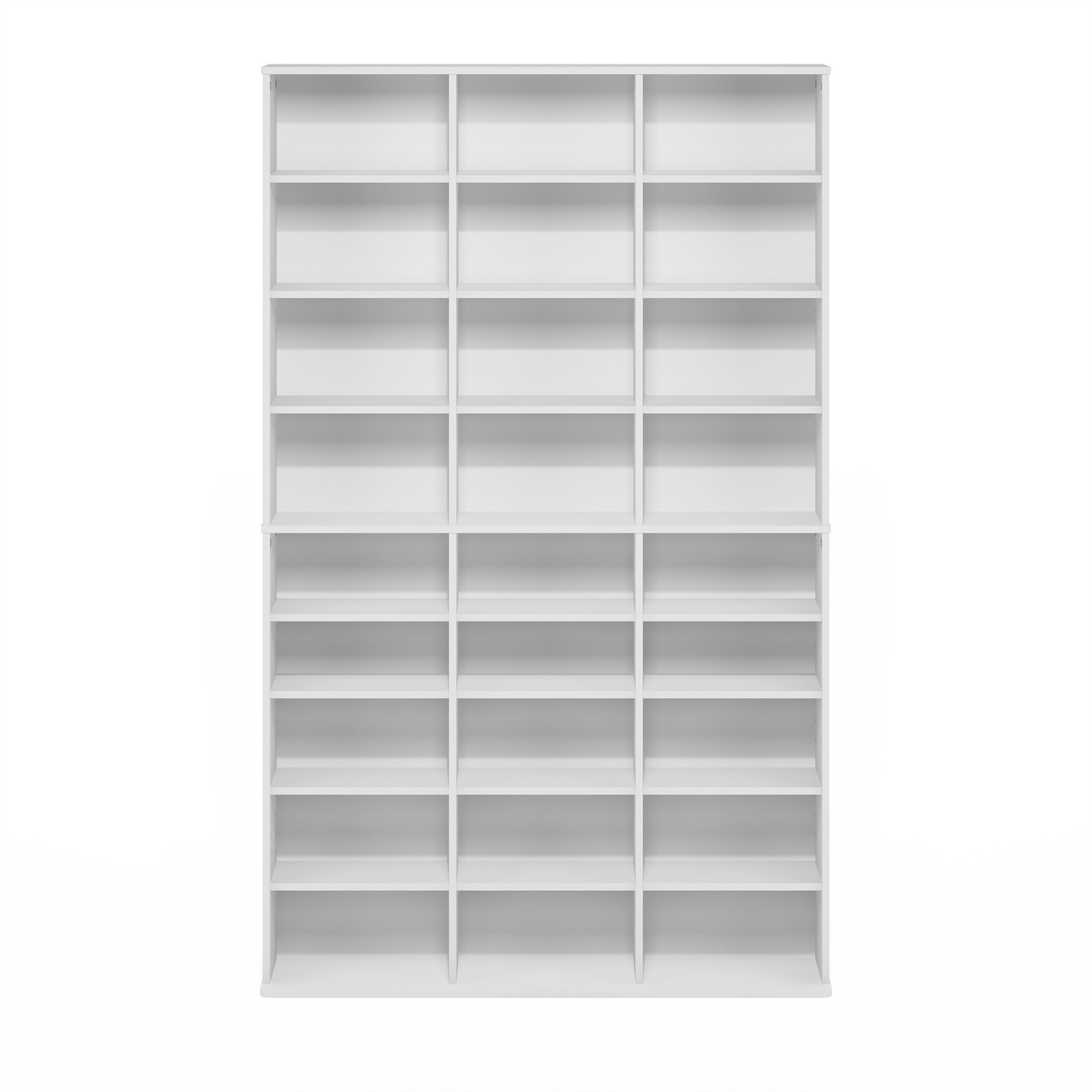 Ebern Designs 24-Shelf Multimedia Media Storage Tower Rack with ...