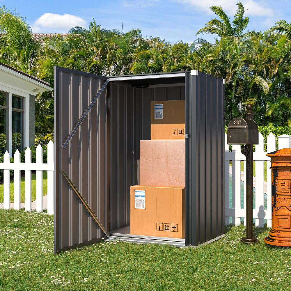 AECOJOY Outdoor Storage Cabinet Weatherproof & Package Delivery Boxes ...