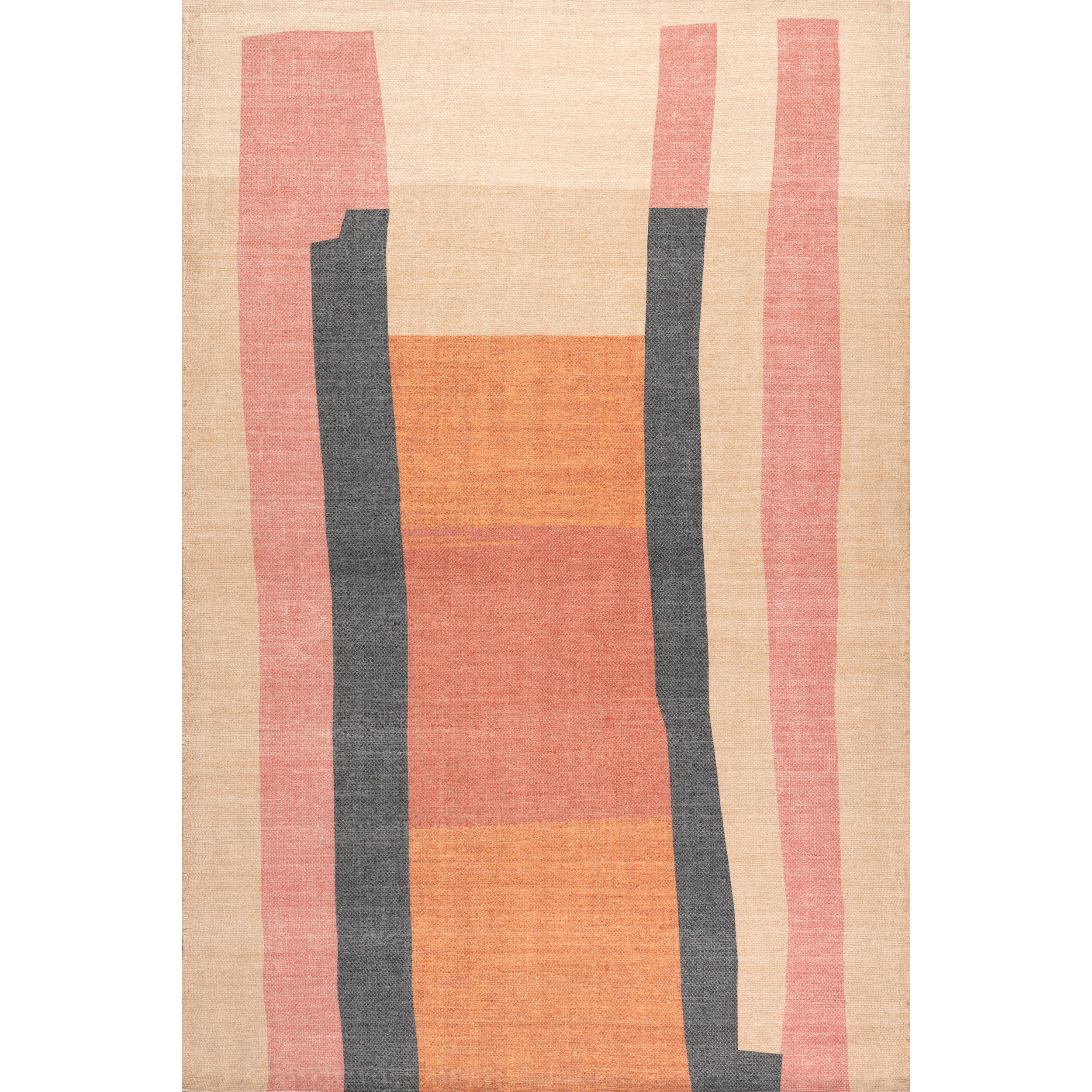 Bungalow Rose Harvin Midtown Abstract Wool Area Rug & Reviews | Wayfair